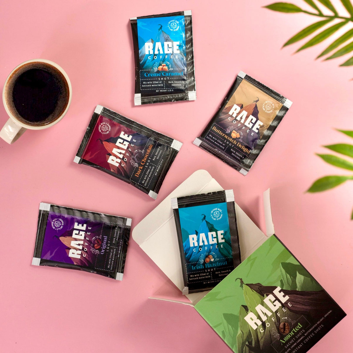 Instant Coffee Sachet Shots– Rage Coffee